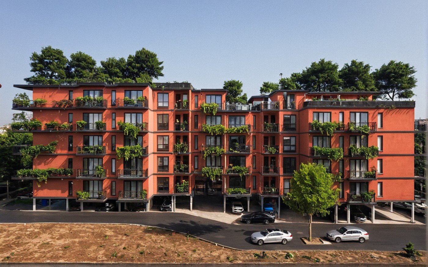 Photorealistic Apartment Building Render | ArchiVinci | 41535