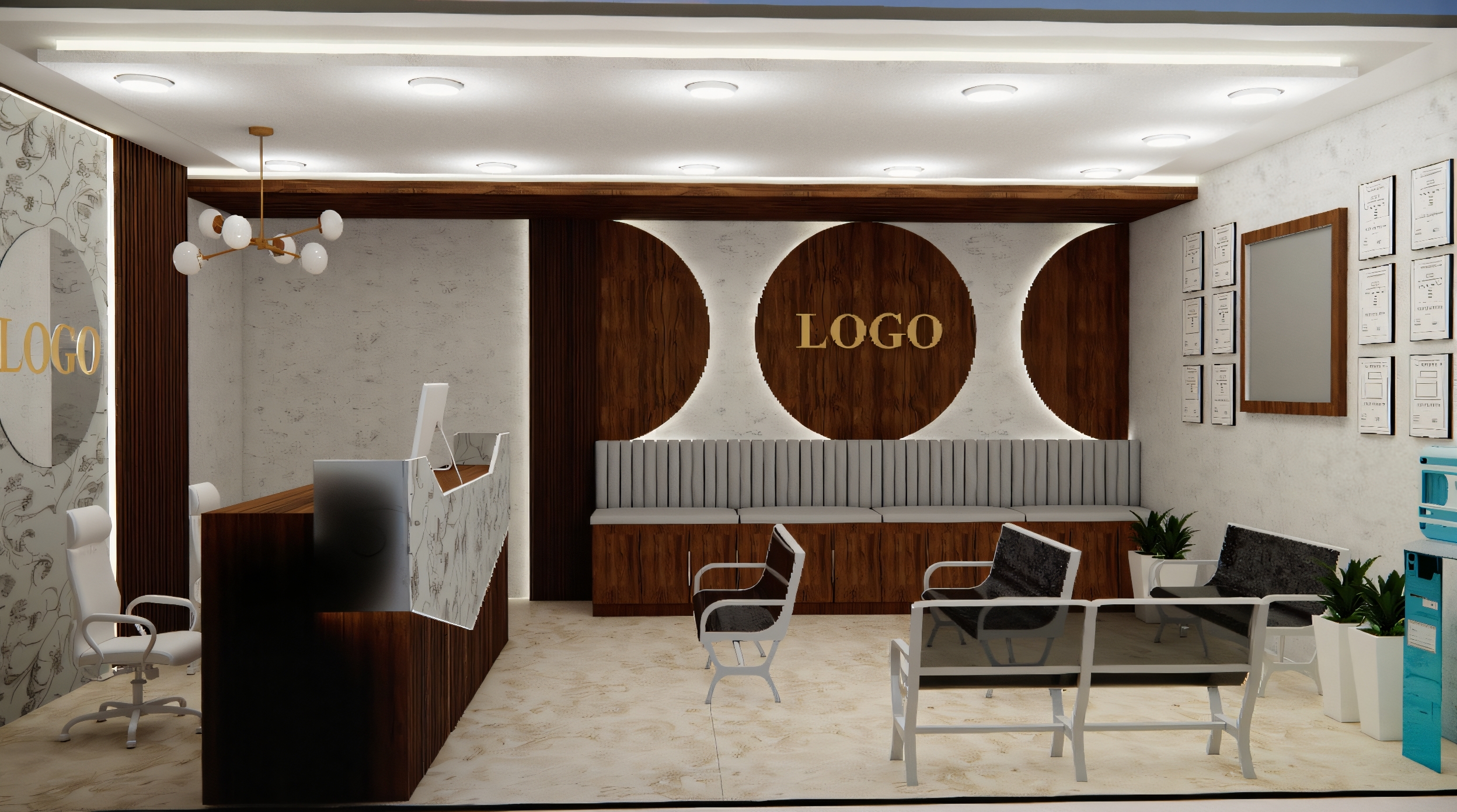 Minimalist Modern Office Interior Design | ArchiVinci | 23345