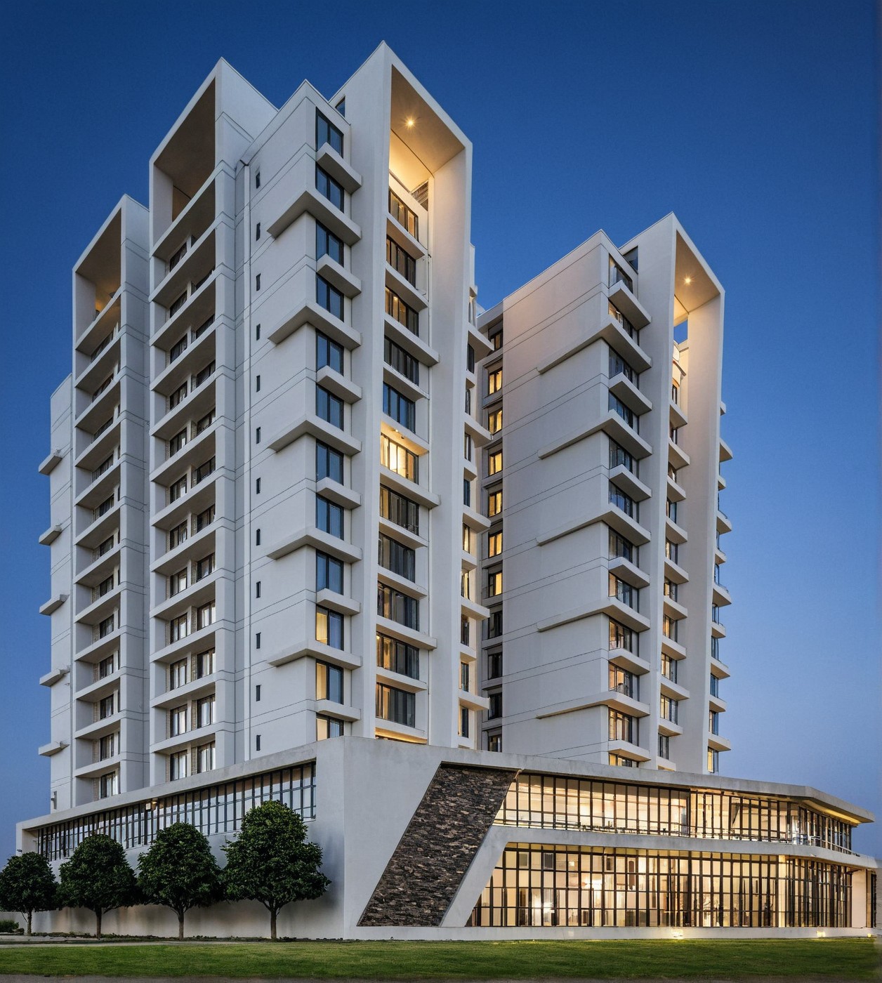 Apartment Building Exact Render | ArchiVinci | 49367