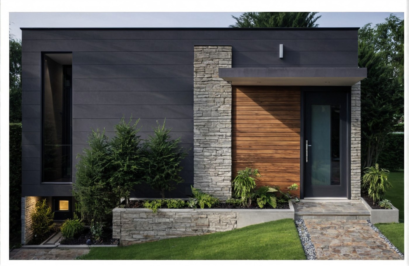 Photorealistic Residential House Rendering | ArchiVinci | 74960