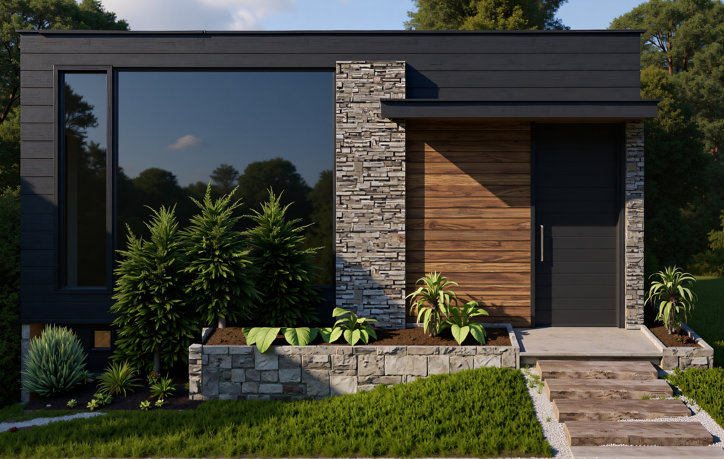 AI Residential House Design | ArchiVinci | 16574