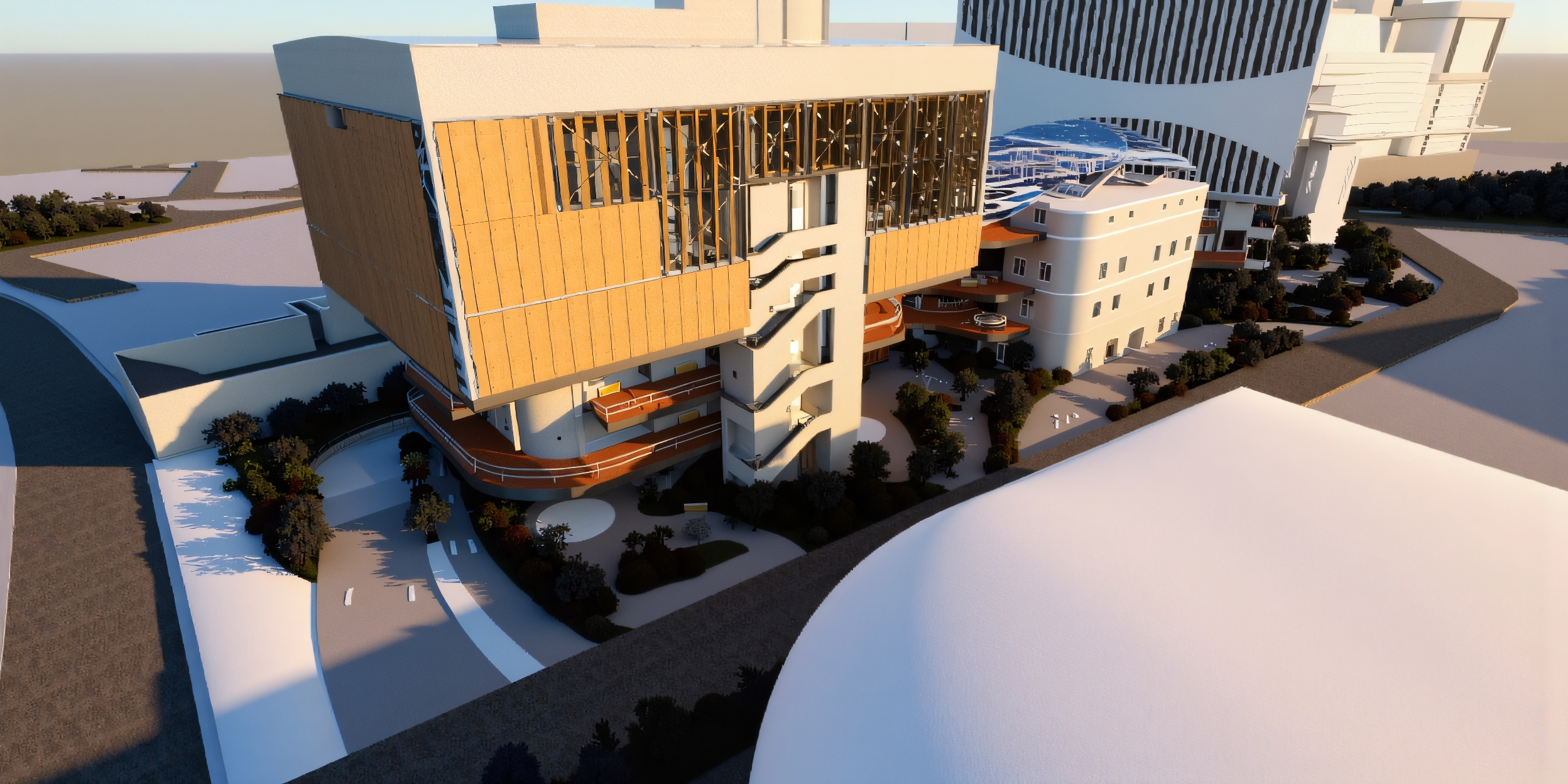 3D Cultural Center Model | ArchiVinci | 35457