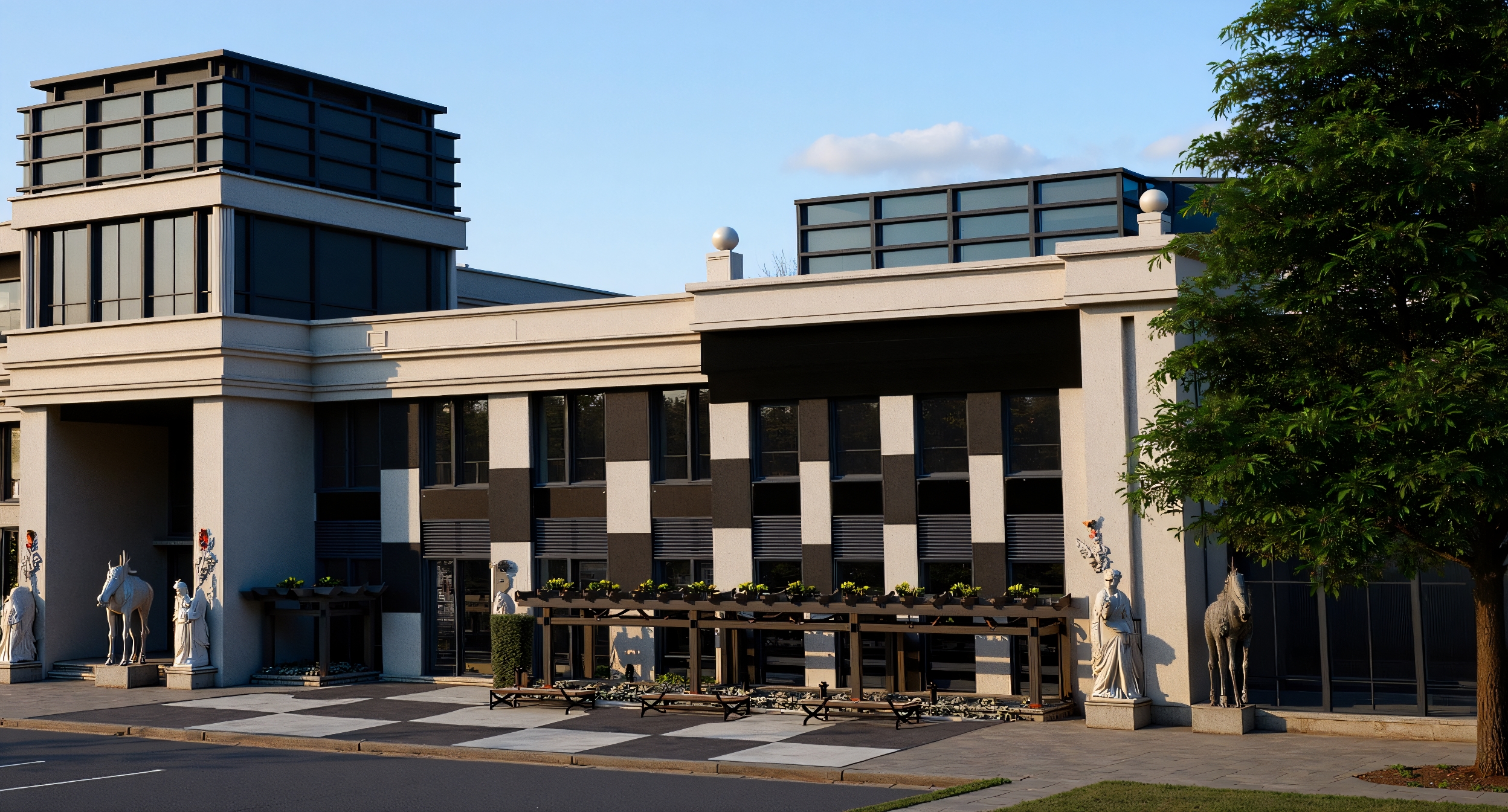 3D School Building Model | ArchiVinci | 50052