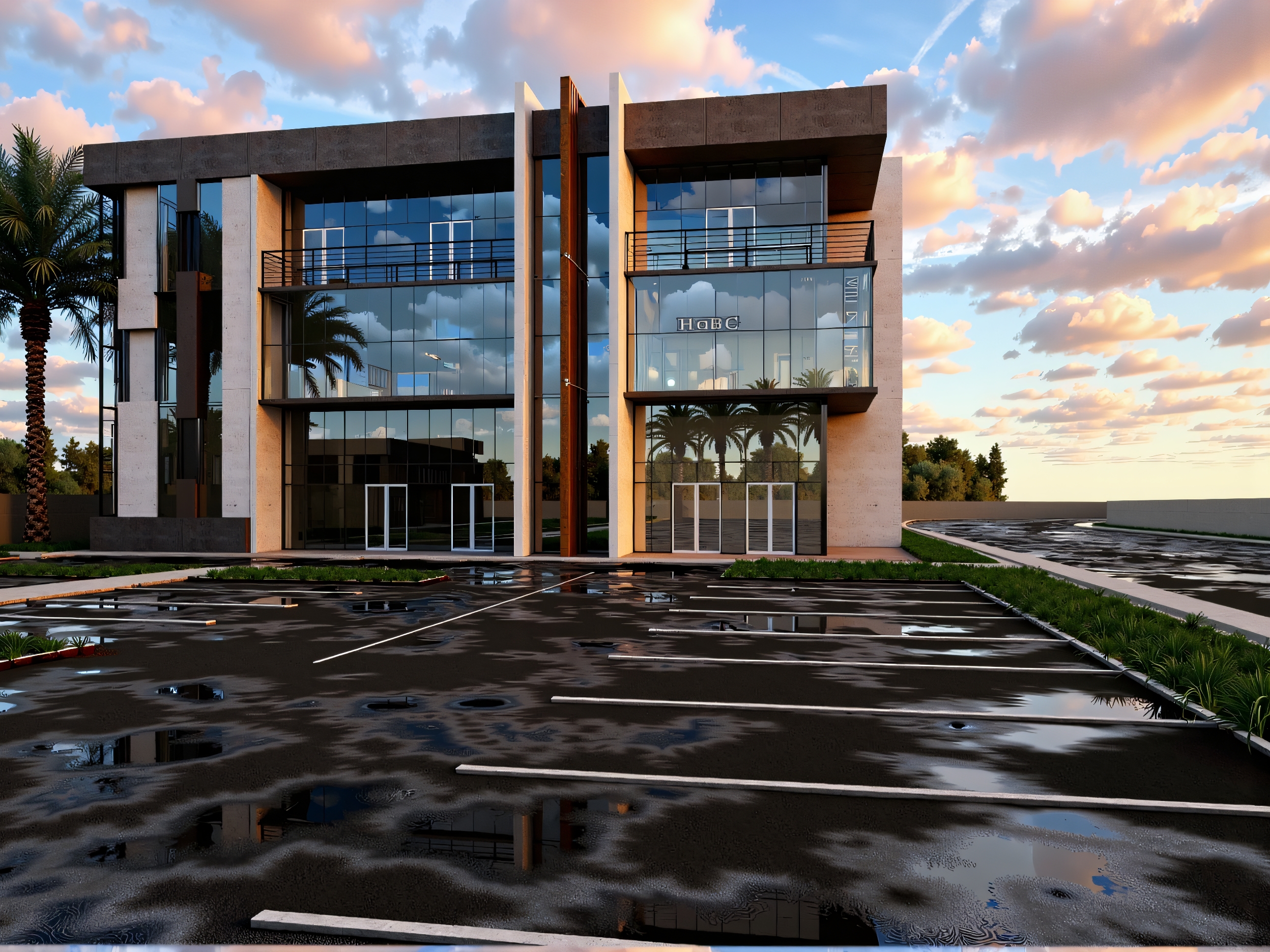 Modern Office Building Design | ArchiVinci | 38825