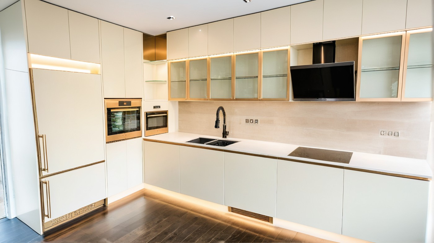 Modern Kitchen Design AI | ArchiVinci | 66947