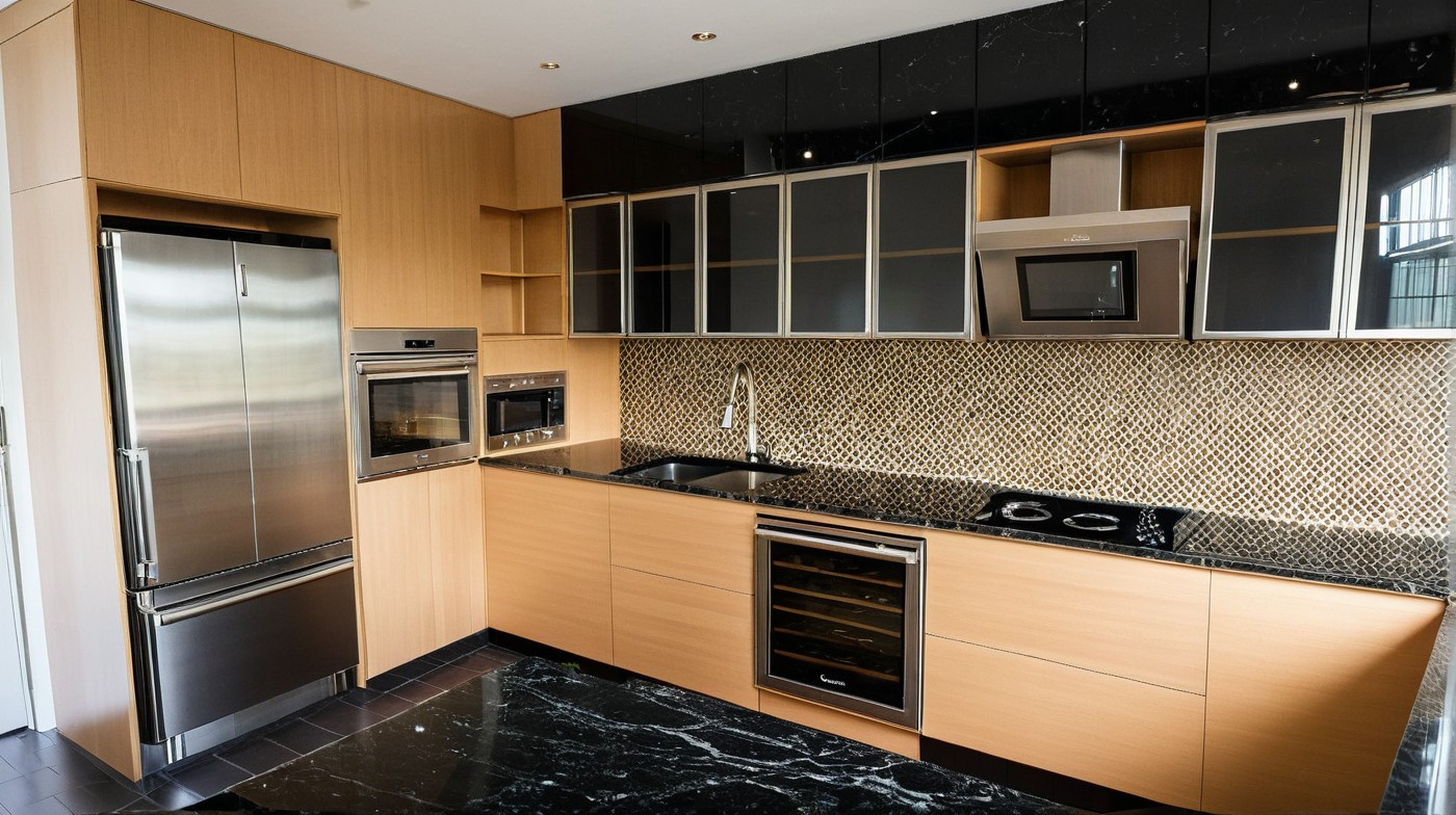 Modern Kitchen Designs | AI-Generated Interiors | ArchiVinci | 78907